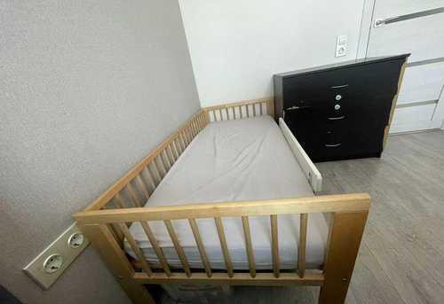 Детская кровать IKEA 160*70 с матрасом