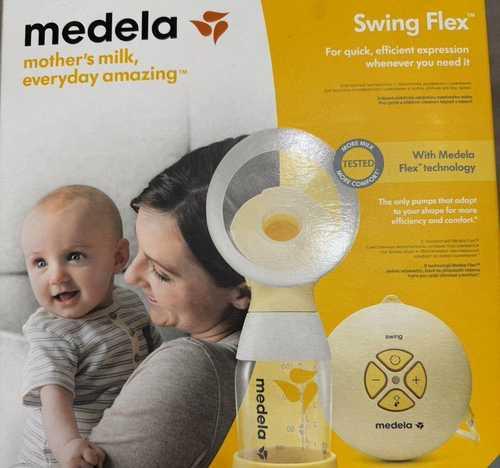 Молокоотсос medela электрический swing maxi flex