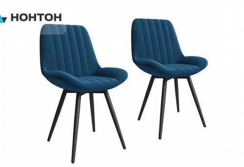 Комплект стульев Винсент синий / черный