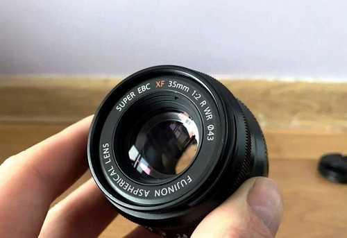 Fujifilm XF 35mm f2 WR объектив-сказка