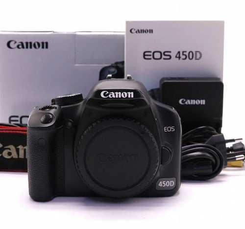 Canon EOS 450D в упаковке (пробег 11945 кадров)