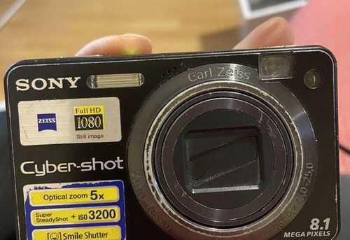 Компактный фотоаппарат sony cuber-shot w150