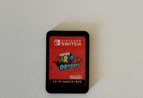 Картридж игры Super Mario odyssey Nintendo switch