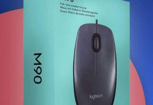 Logitech M90 Компьютерная мышь проводная