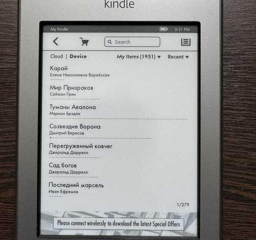 Электронная книга amazon kindle touch 4