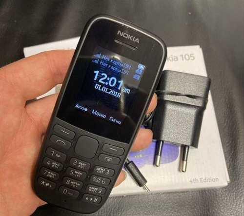 Телефон Nokia 105, новый Dual Sim