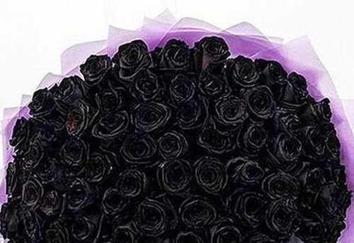 Чёрные розы Доставка цветов