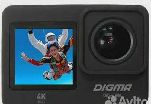 Экшн-камера Digma DiCam 880 + 2 акка с зу