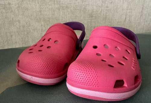 Сандалии Crocs на девочку р J1 отличное состояние