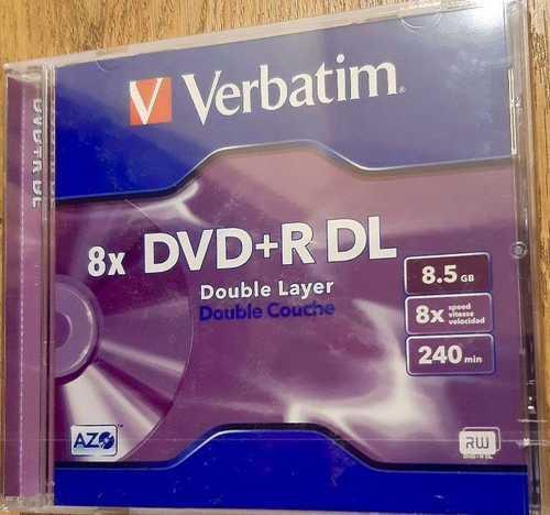 Болванка Verbatim DVD-R DL 8х 8.5GB