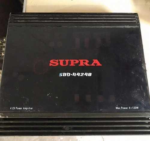 Усилитель Supra SBD-A4240 4 канала по 120w