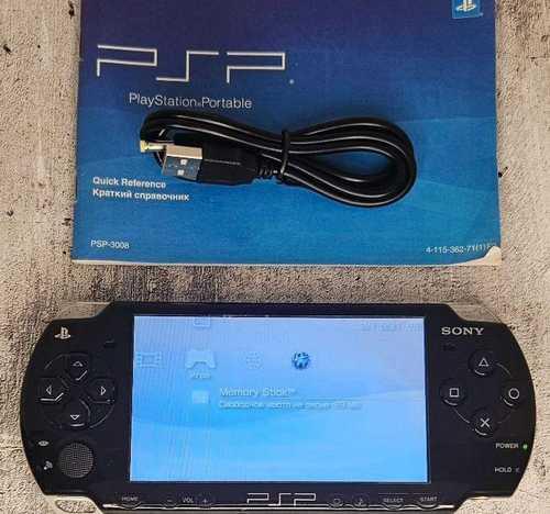 Sony PSP 2008 64GB,прошита 180игр