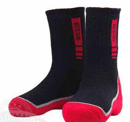 Носки Alaskan, black/red, M, 35-39