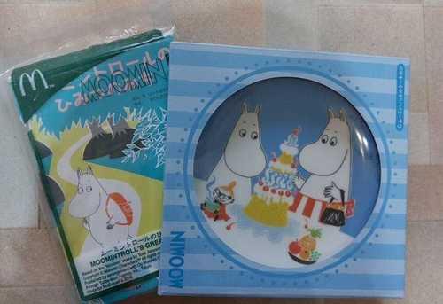 Мумий тролль керамические тарелки из Японии Moomin