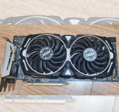 Видеокарта MSI Radeon RX 580 armor 8G OC