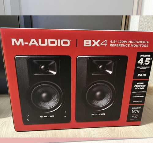 Студийные мониторы M-Audio BX4 Пара Новые