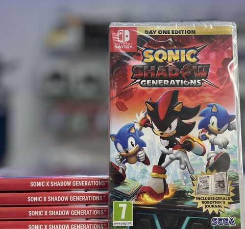 Sonic x Shadow Generations для Nintendo Switch новый картридж