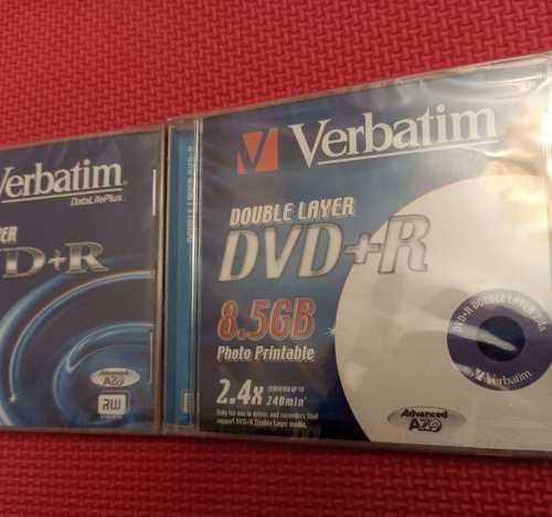 Болванкадиск dvd R DL двуслойные Verbatim