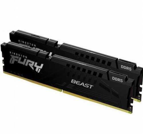 Модуль памяти DDR5 64GB (2*32GB) Kingston fury KF560C40BBK2-64