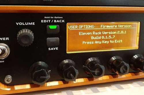Eleven rack гитарный процессор