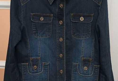 Куртка - рубашка джинсовая