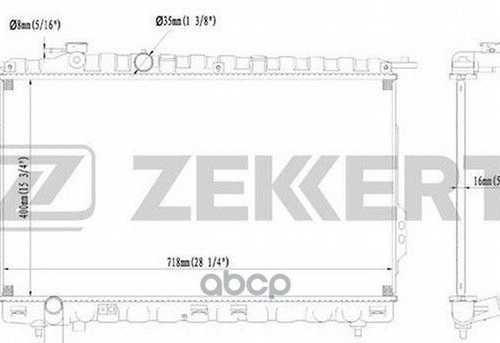 Радиатор охл. дв. Hyundai Sonata IV 98- mk-1119