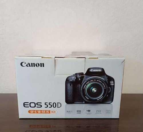 Коробка от фотокамеры Canon Eos 550D