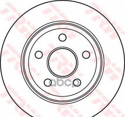 DF4914S диск тормозной задний Jeep Grand Cherokee