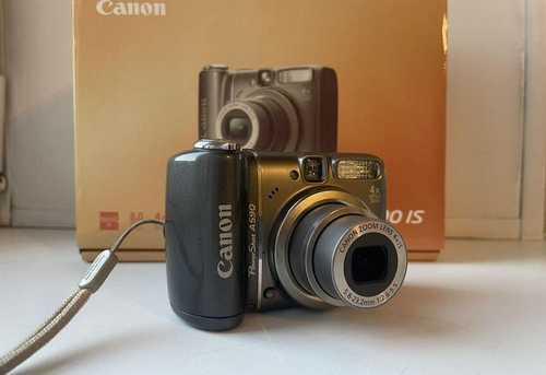 Компактный фотоаппарат Canon powershot A590IS
