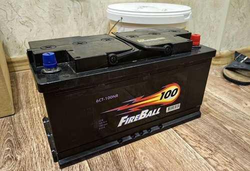 Аккумулятор FireBall 100а/ч почти новый