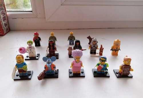 Lego minifigures simpsons