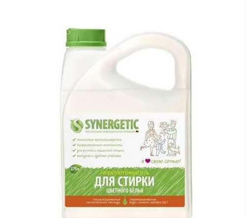 Гель для стирки цветного белья "Synergetic" 2,75л
