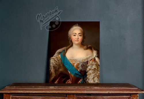 Портрет императрицы Елизаветы на холсте 40х50см