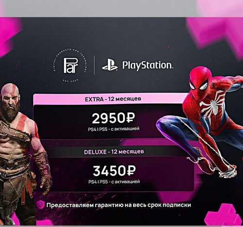 Подписка Ps Plus на 12 месяцев PS4/PS5