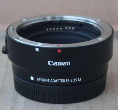 Canon mount adapter EF - M переходник