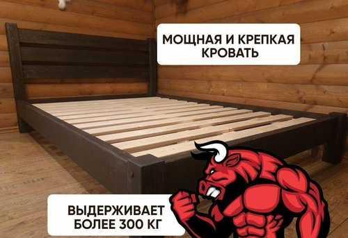 Мощная и крепкая кровать/выдерживает более 300 кг