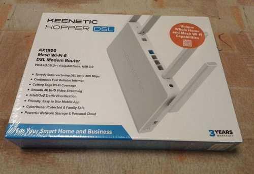 Роутер Keenetic Hopper KN-3610 DSL, новый