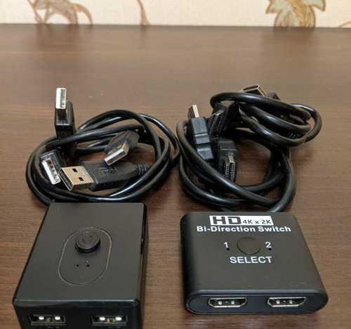 Переключатели hdmi и USB2