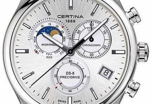 Часы certina ds 8 chronograph moon phase
