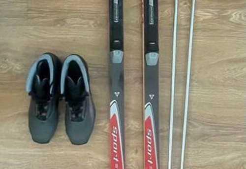 Комплект для беговых лыж sport step tisa