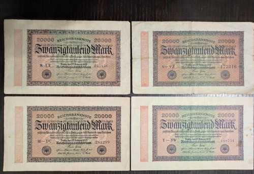 Бонкноты Германии, Австро -Венгрии