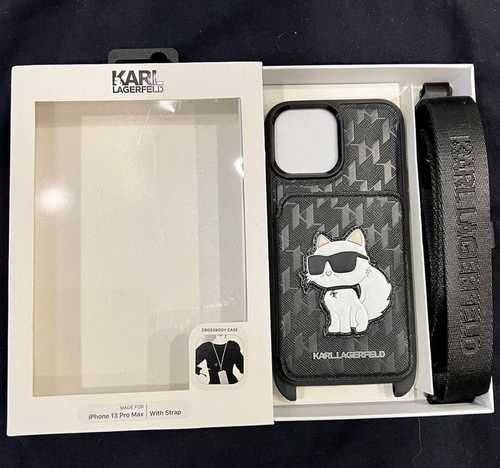 Чехол для iPhone 13 pro max Karl Lagerfeld новый