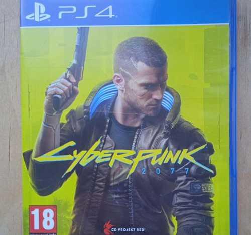 Игра Cyberpunk 2077 диск на ps4