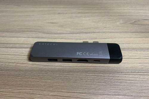 USB-хаб Satechi Aluminum Pro Hub (Ethernet и 4K)