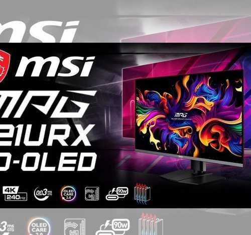 Монитор MSI mpg 321urx 4k/240hz/QD-oled