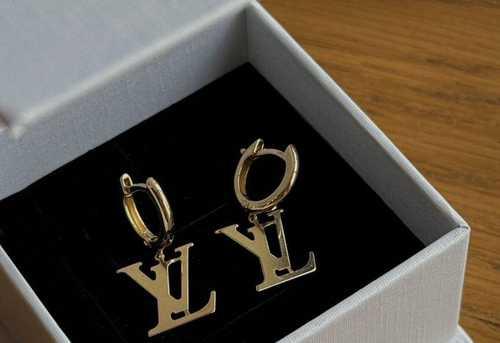 Серьги Золотые Louis Vuitton 585