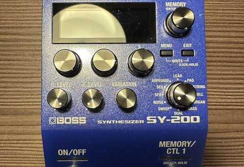 Гитарная педаль Boss sy-200 синтезатор