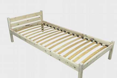 Кровать односпальная, Классика, деревянная 80х200