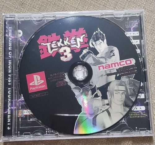 Лицензионный диск Tekken 3 ps1 ntsc j