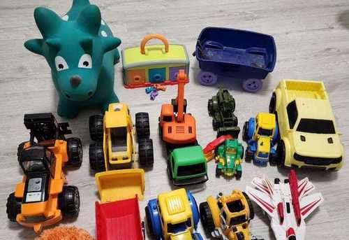 Машинки трактора игрушки детские пакетом